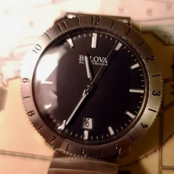 Bulova Accutron 2 "Moonview" 96B207 - UHF Quartz Mvt - date on ...