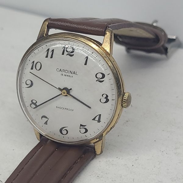 Raketa Cardinal 19 JewelsUSSR Soviet mechanical wrist watch - Needs ...