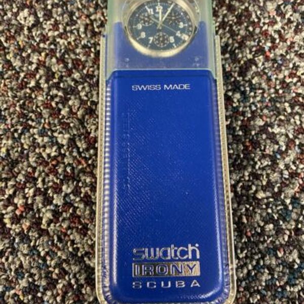 Swatch Irony Chronograph Secret Agent Swiss 1997 YCS401 | WatchCharts ...