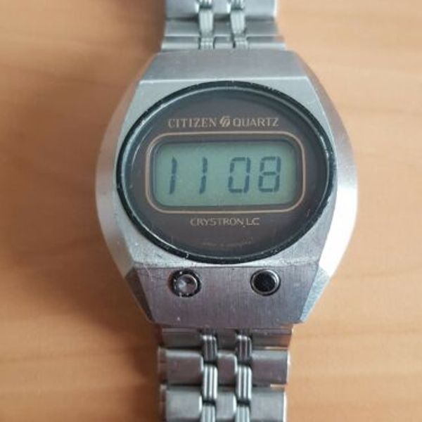 Vintage Citizen Crystron LC Quartz Digital Watch PUSH BUTTONS NOT WORKING | WatchCharts