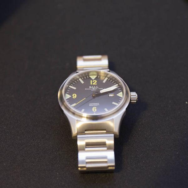 FS: Ball Fireman 2 (II) Black Dial w/ PUSH Button Bracelet + OEM Strap ...