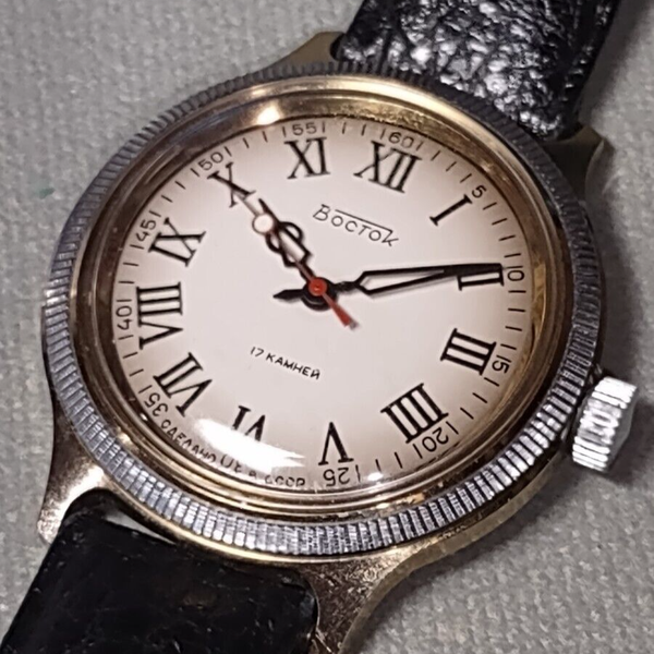 BOCTOK RUSSIAN SOVIET USSR MECHANICAL MANUAL WIND WRISTWATCH VOSTOK ...