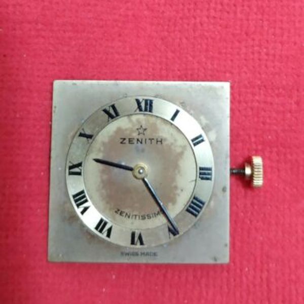 Manual Winding Zenith Movement + Dial + Hands | WatchCharts Marketplace