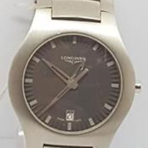 【送料無料】longines opposition steel gents quartz bracelet watch cir 2000 ...