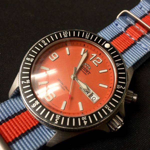 [WTS] Orient Mako Orange Mod - Coin Edge/Sapphire - $100 | WatchCharts ...