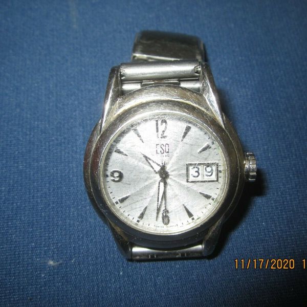 ESQ SWISS WATCH # E 5288 NEW BATTERY NO RESERVE FREE SHIPPING ...