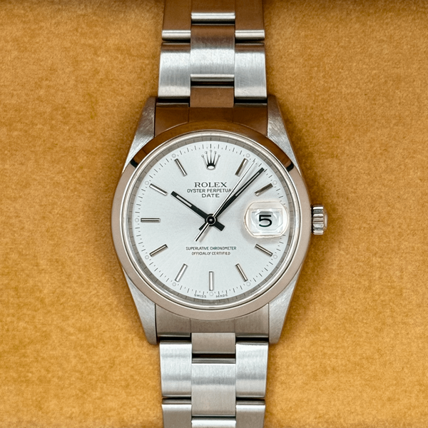 [WTS] 2001 Rolex Oyster Perpetual Date 34mm 15200 Stainless Steel ...