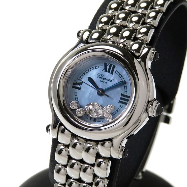 [Chopard] Happy Sports Fish Diamond 5P Moving Diamond 2P Watch ...