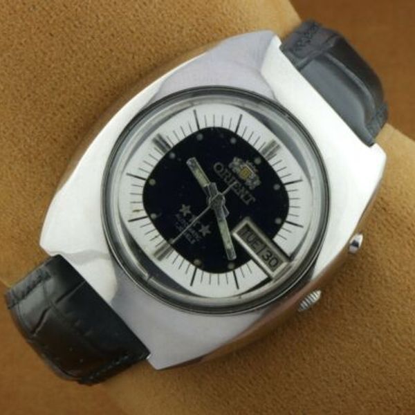 VINTAGE ORIENT 46941 MENS AUTOMATIC JAPAN WRIST WORKING WATCH 37MM ...