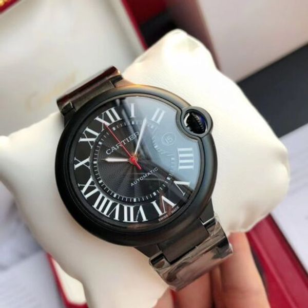 Cartier Blue Balloon Black Dial Men's Watch 42mm | WatchCharts Marketplace