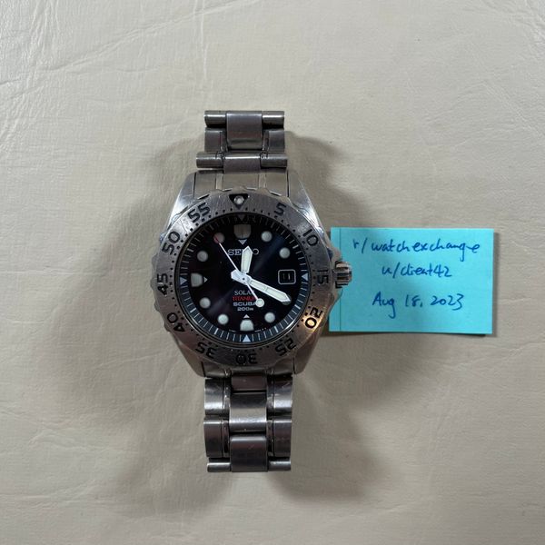 [WTS] Seiko Prospex SBCB007 V145 Solar Quartz Titanium Diver 200M ...
