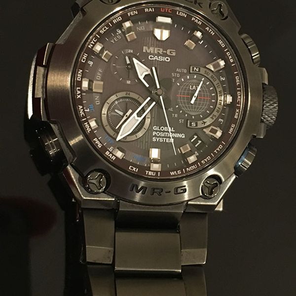 Casio G-Shock MRG-G1000 (MRGG1000B-1A) GPS Atomic Solar Hybrid ...