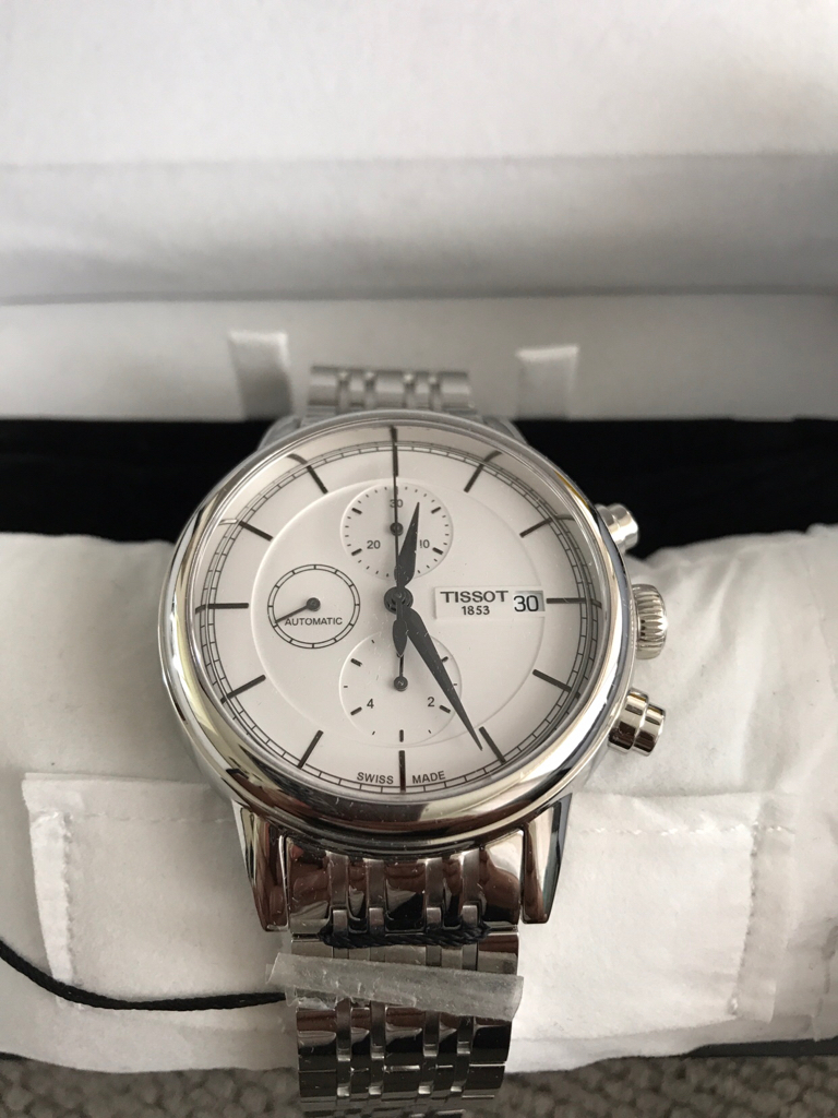 New Tissot Carson chrono auto watch | WatchCharts