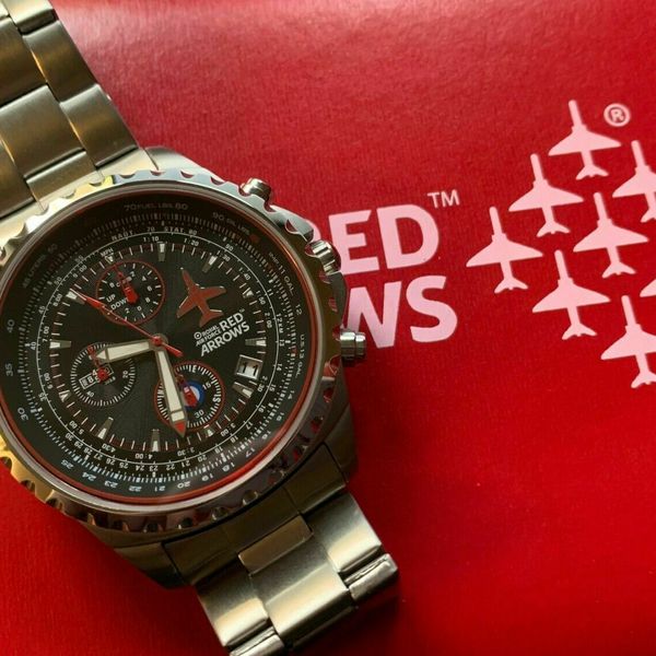 RAF Red Arrows Limited Edition Hawk T1 chronograph watch (2016 ...