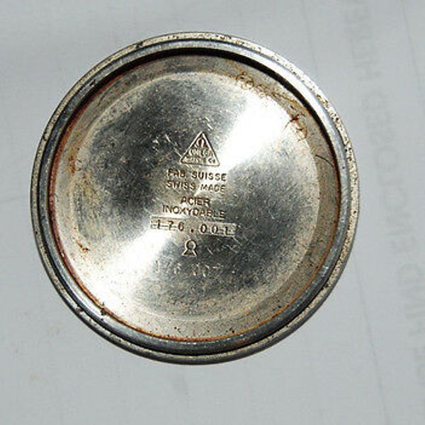 Omega Seamaster back cover 176.001 176.007 automatic chronograph ...