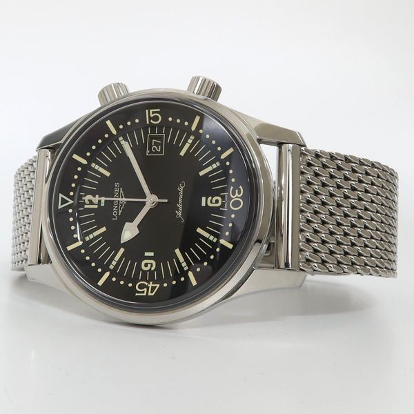 Longines Legend Diver Automatic Black Dial Stainless Steel 42MM ...
