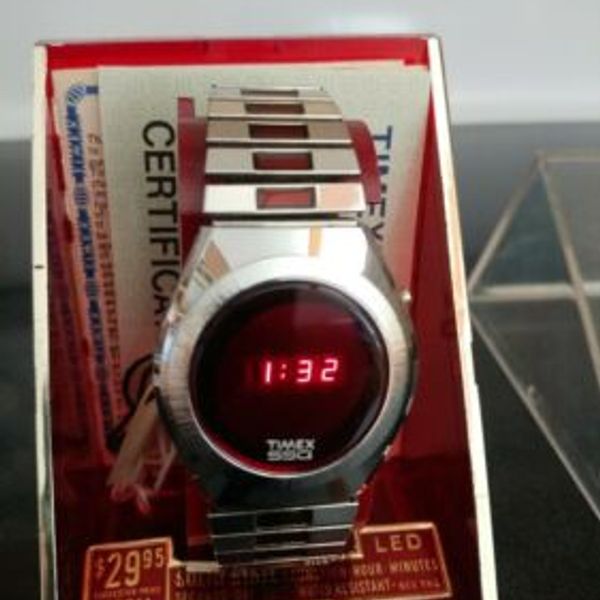 Timex SSQ Vintage digital Led Watch Beautiful Condition | WatchCharts Marketplace