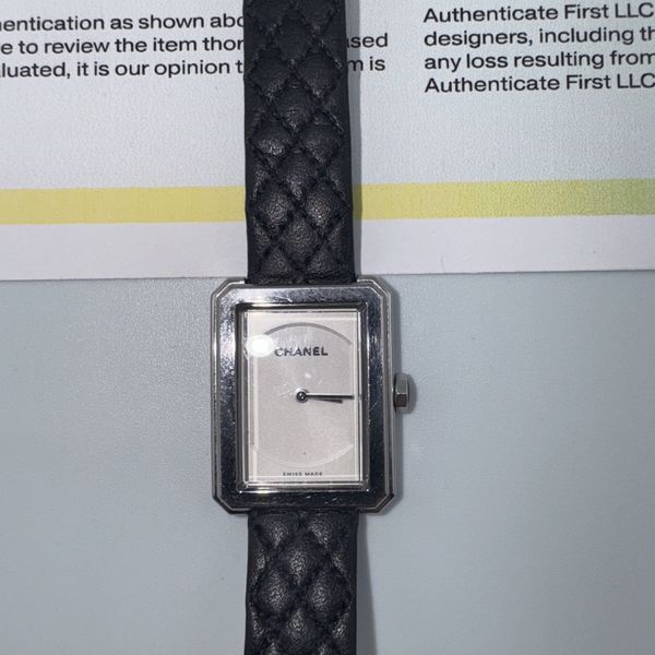 Chanel Boyfriend Watch with Calf Skin Band With Certificate Of ...