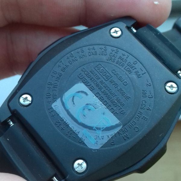Casio WVQ-200HE-1AV MODULE 4304 WAVE CEPTOR VINTAGE RELOJ NOS WATCH UHR ...