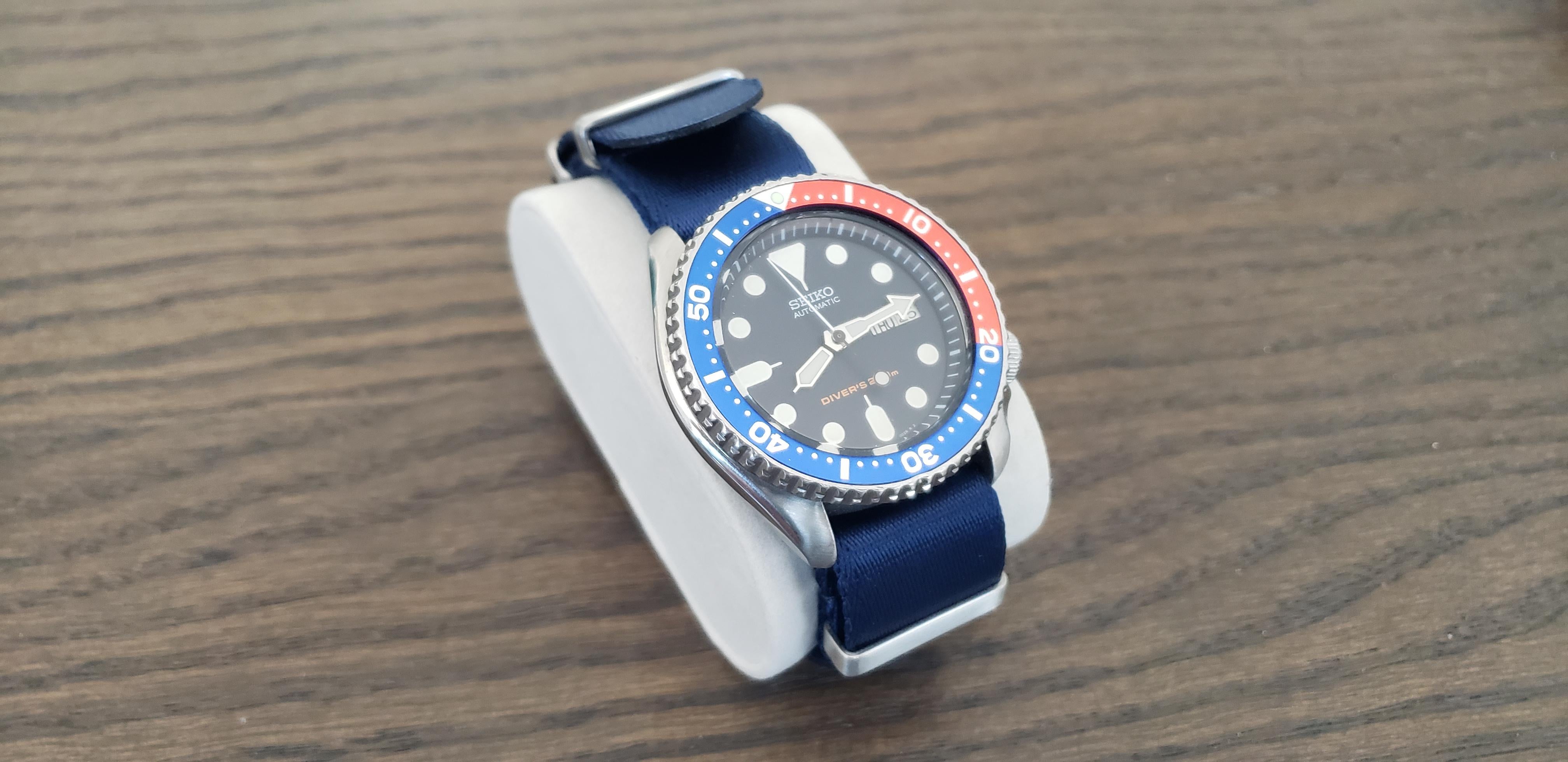 [WTS] SKX009 Pepsi with Seiko Jubilee, Seiko Rubber Strap and two Nato ...