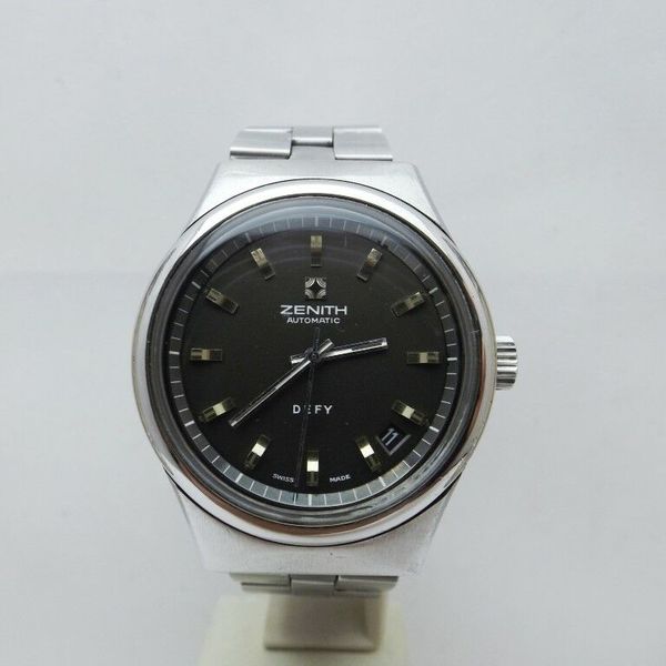 Zenith Surf Ref. 01.0210.380 38mm Defy Grey Dial Black rehault ...