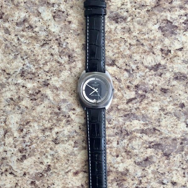 Hamilton 64058-3 Pan Europ Automatic Wristwatch 36mm 17 Jewels ETA 694A ...