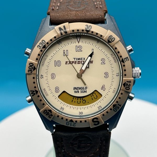 Rare 90s Timex Expedition - Analog Digital Watch - Fantastic Condition ...