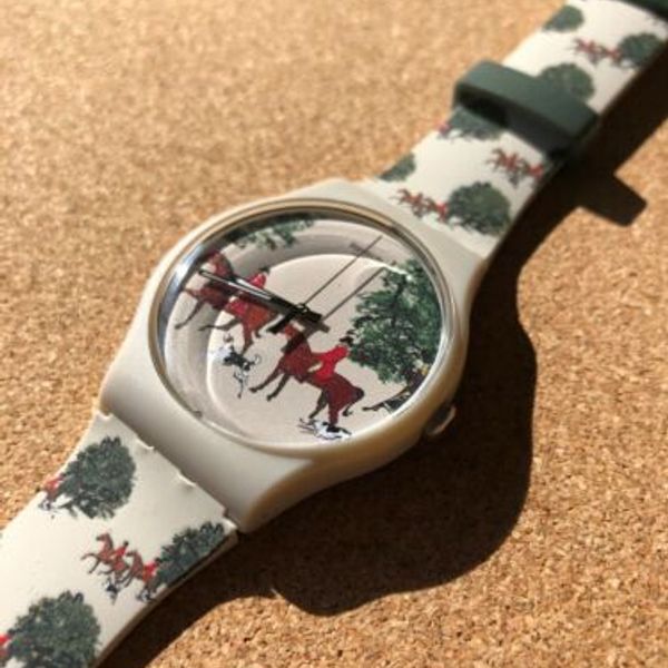Swatch Red Jacket Watch (Horse and Hound) | WatchCharts Marketplace