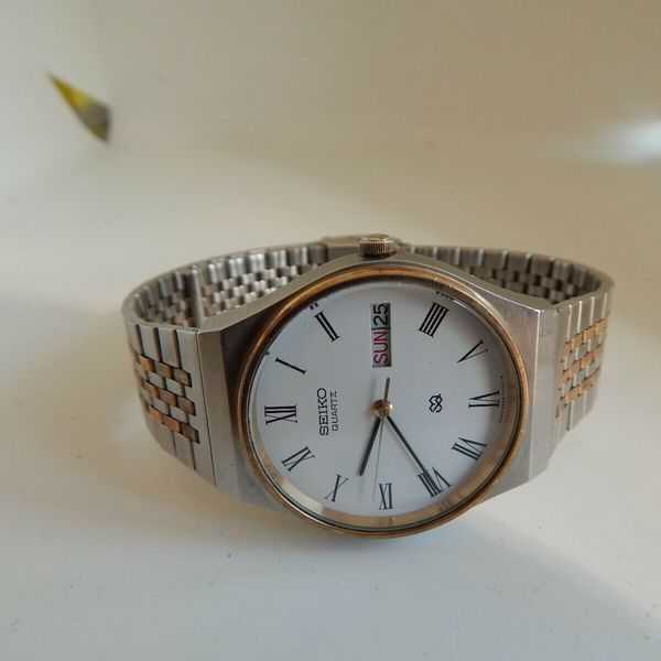 SEIKO GENTS VINTAGE 8223 DAY/DATE QUARTZ WATCH | WatchCharts Marketplace