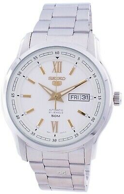 Seiko 5 Automatic White Dial SNKP15 SNKP15K1 SNKP15K Men's Watch ...