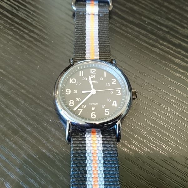 FS: Timex Weekender Grey Watch Stripe Band | WatchCharts