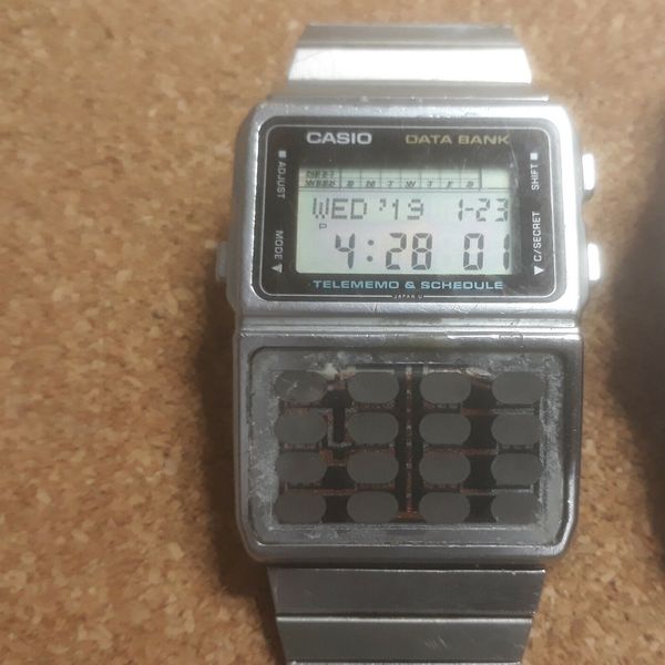 2x Decal for DBC-610 premium matt finish silver/grey border for Casio ...