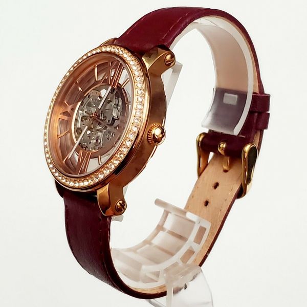 RARE,UNIQUE Women's MECHANICAL SKELETON Watch FOSSIL ME3060 ...