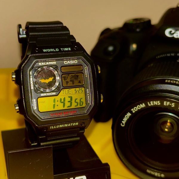 New Batman Casio AE1200 - Brand New Custom Batman Themed | WatchCharts ...