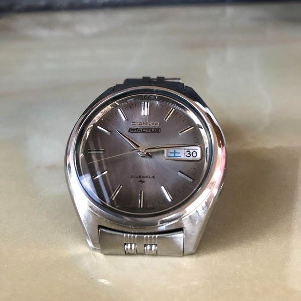SEIKO 5 ACTUS 7019-7060 Automatic 21 Jewels Vintage Men's Watch Japan â Working | WatchCharts ...