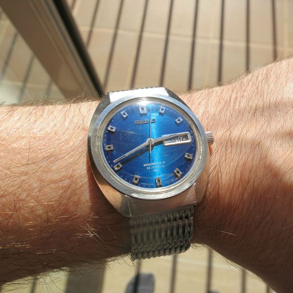 [WTS] Seiko Seikomatic-P with 5106 movement - rare blue dial | WatchCharts