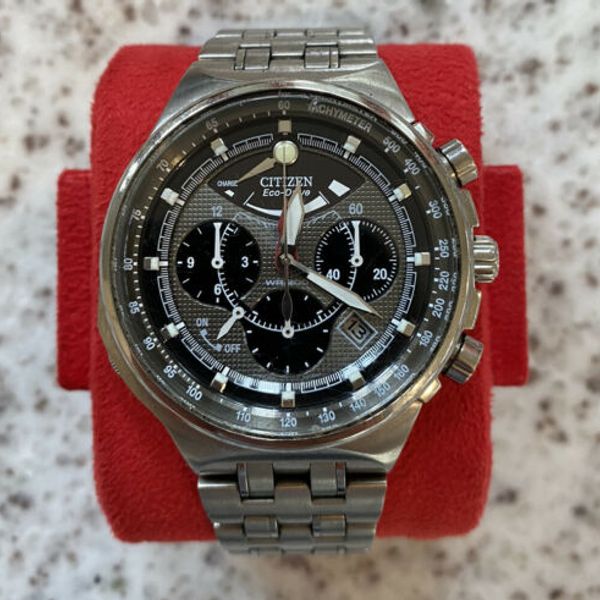 Citizen Calibre 2100 Eco-Drive Chronograph Caliber 2100 Titanium Watch ...