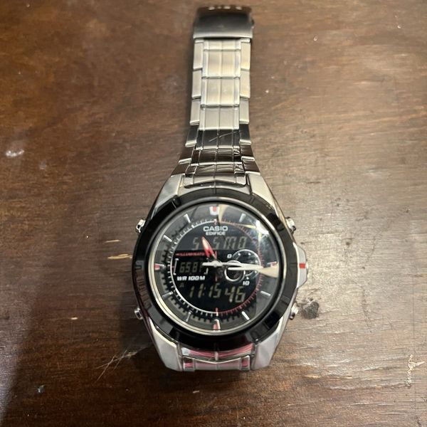 Menâ s Casio Edifice Analog Digital Watch | WatchCharts Marketplace