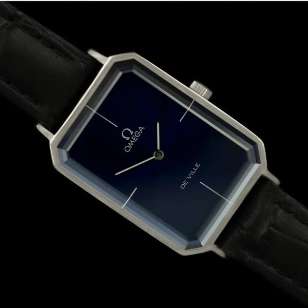 1973 OMEGA DE VILLE TANK MENS "EMERALD" WATCH BY ANDREW GRIMA ...