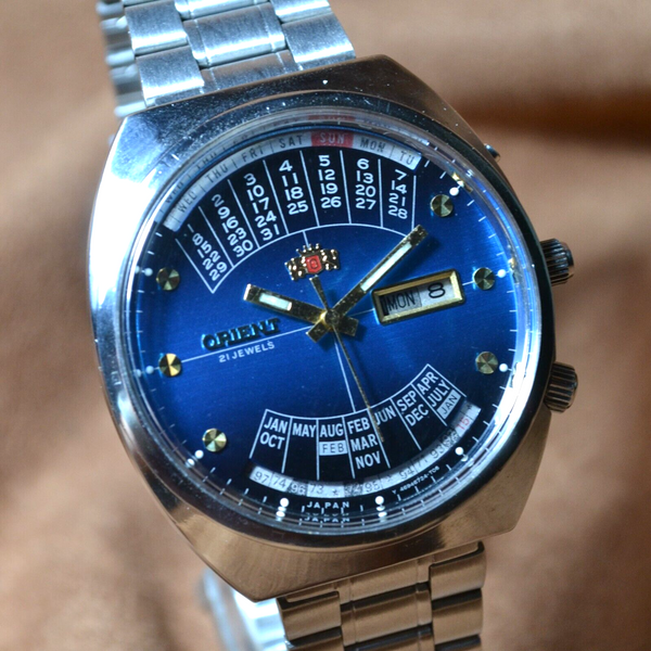 Japanese Watch Orient College Perpetual Multi Year Calendar Automatic ...