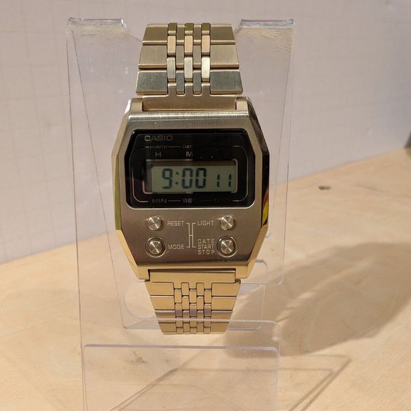 Casio Vintage Gold Digital Watch A1100G-5VT Full Metal | WatchCharts ...