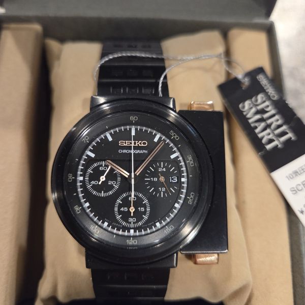 Seiko Spirit SCED043 Ripley Alien Watch Giugiaro Limited Edition Black ...