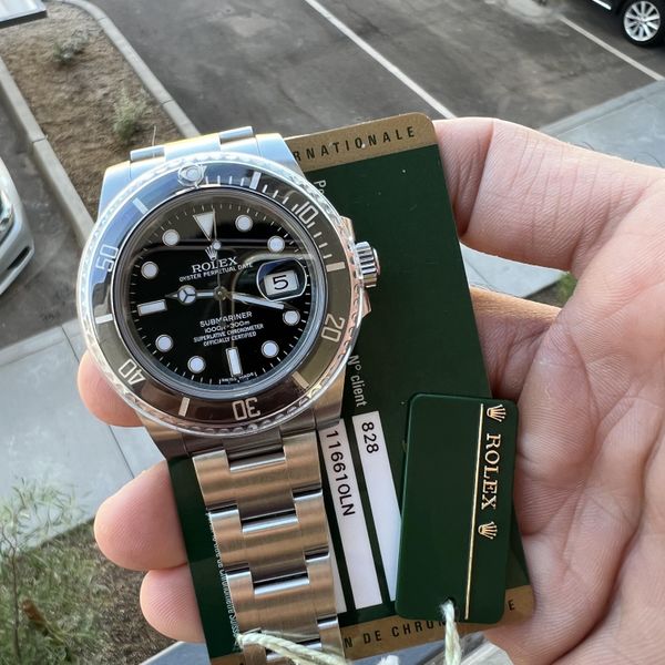 [WTS] 2015 Rolex Submariner Date 116610LN (Watch, Green Card, Serial ...