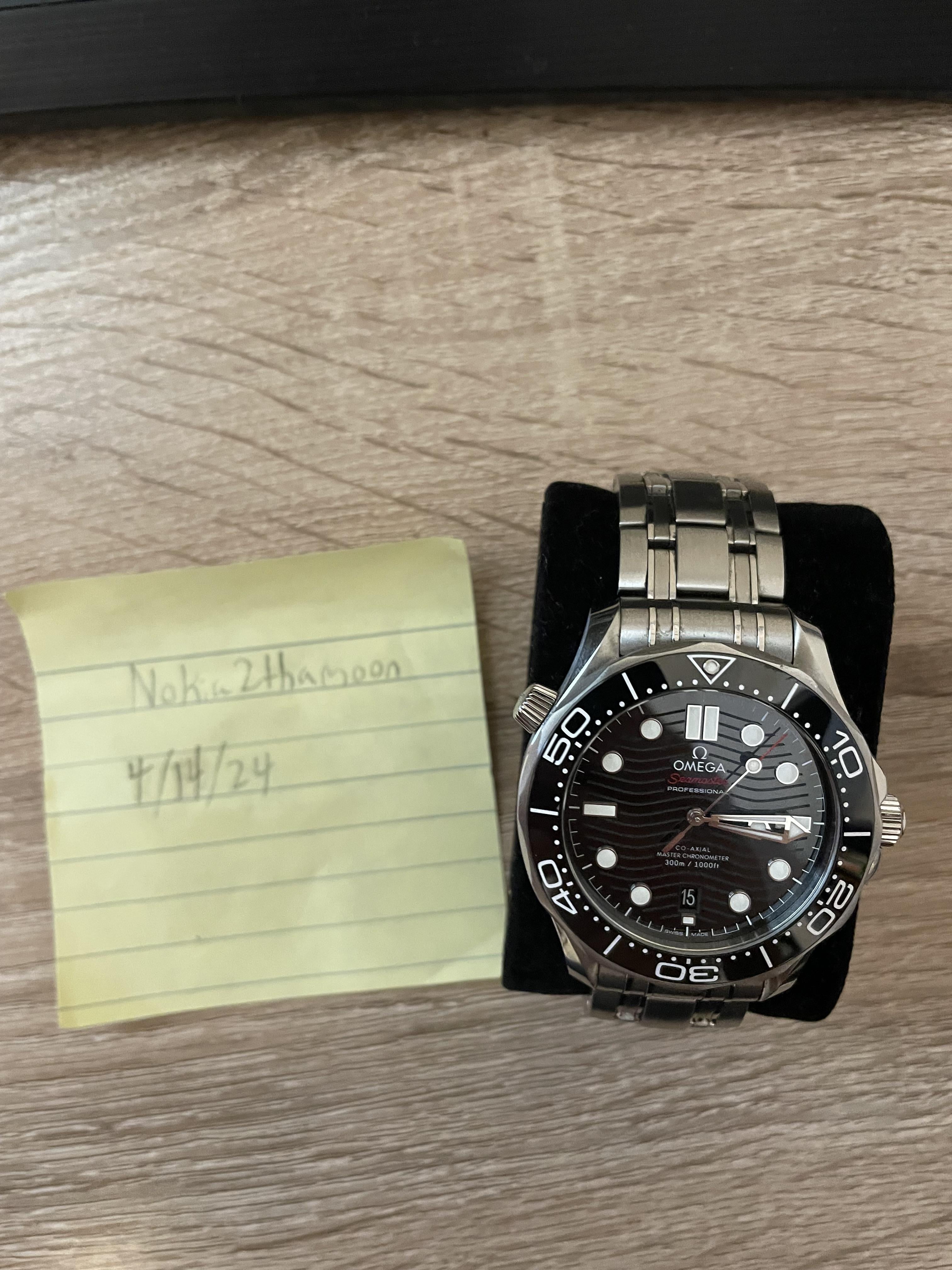 [WTS] Omega Seamaster SMP 300 Black Dial 210.30.42.20.01.001 Complete ...