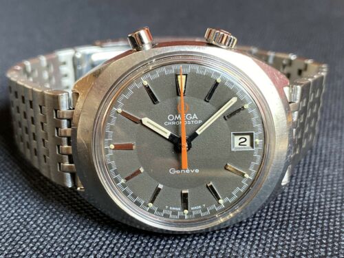 Omega Chronostop Driver Date, Serviced, Technical Guide, Geneve 146.010 ...