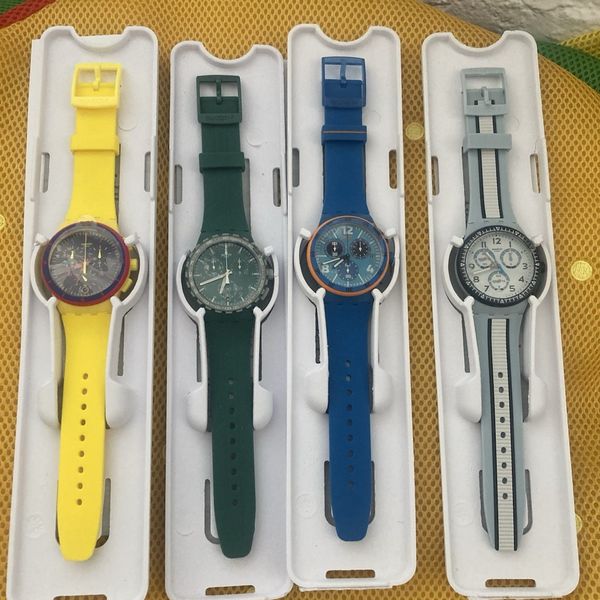 Limited Edition SWATCH Watch Chrono Chronographs Lot of 4 NEW ...