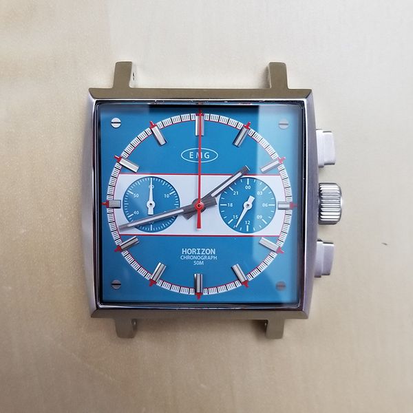 FS: EMG Horizon Chronograph - Turquoise/Red | WatchCharts Marketplace