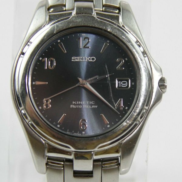 SEIKO KINETIC AUTO RELAY MEN'S WATCH 5J22-0B69 MOV'T JAPAN BLUE DIAL | WatchCharts Marketplace