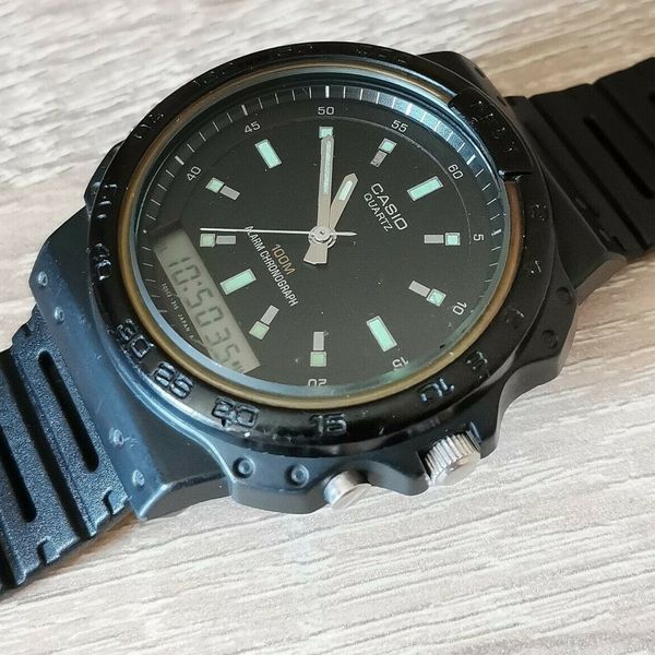 Vintage CASIO ARW-310 Module 307 Analog and Digital Men's Watch Made in ...