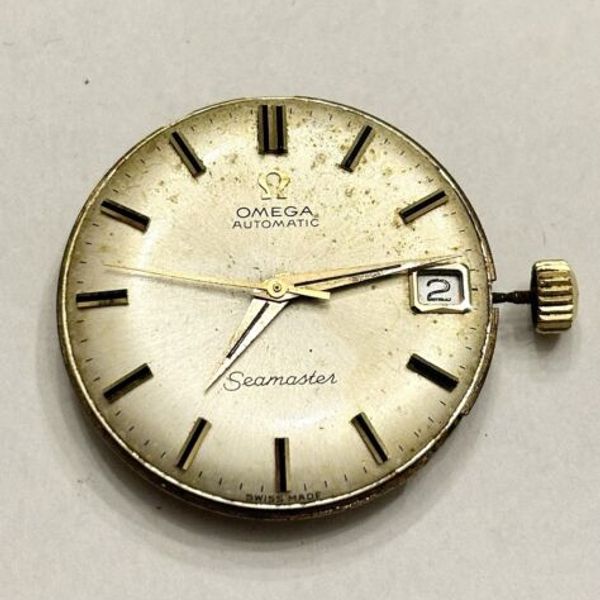 Omega Seamaster Automatic Date Caliber 563 Movement Dial And Crown ...